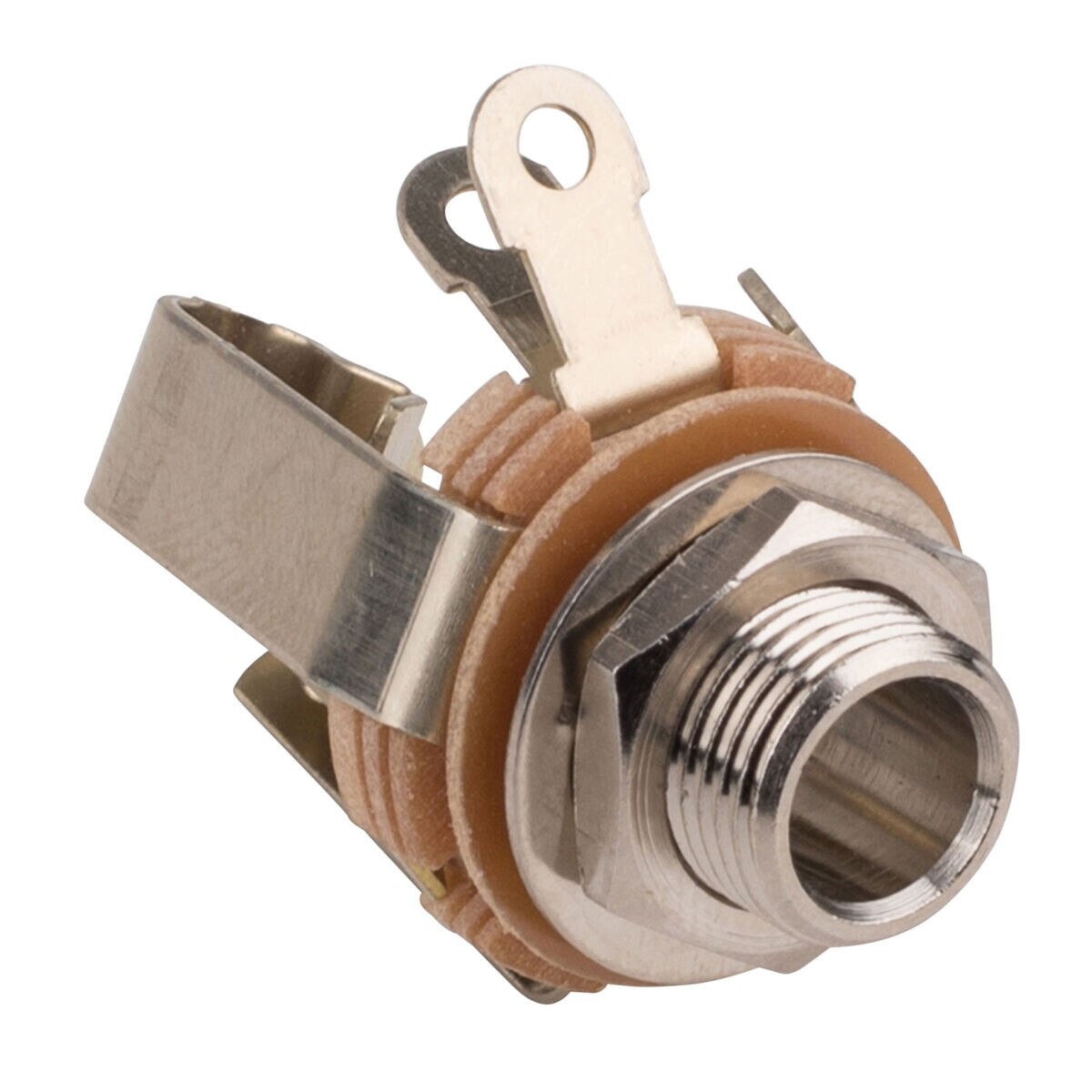 Switchcraft 13 1/4" Mono Jack Female Panel Mount Isolated Make Circuit